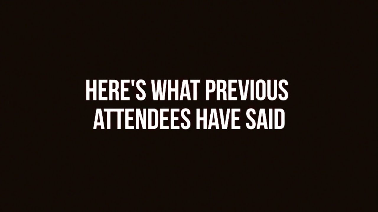 Beyond The Beers attendee words - YouTube