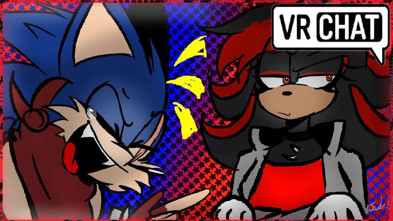 SONIC MEETS FEMALE SHADOW IN VRCHAT - YouTube