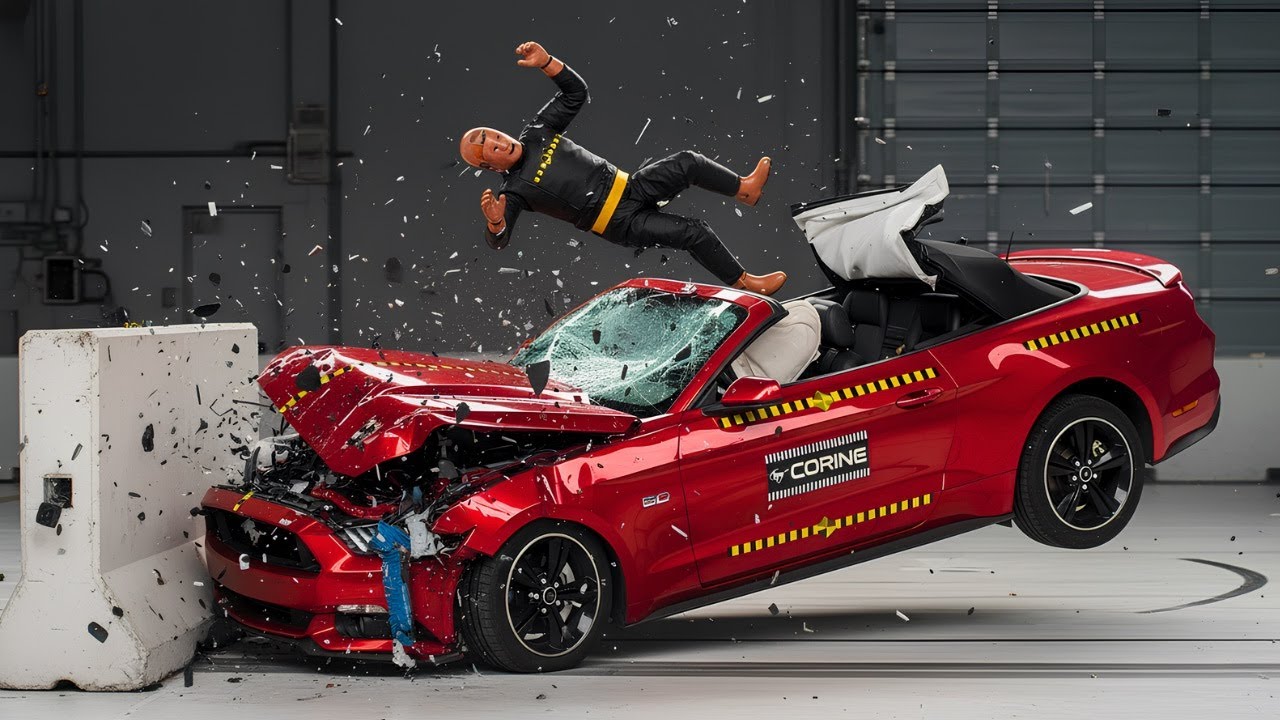 Convertible Crash Tests That Shocked Everyone - YouTube