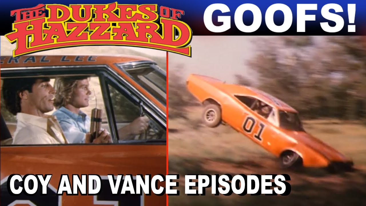 The Dukes of Hazzard Goofs from the Coy and Vance Season - YouTube