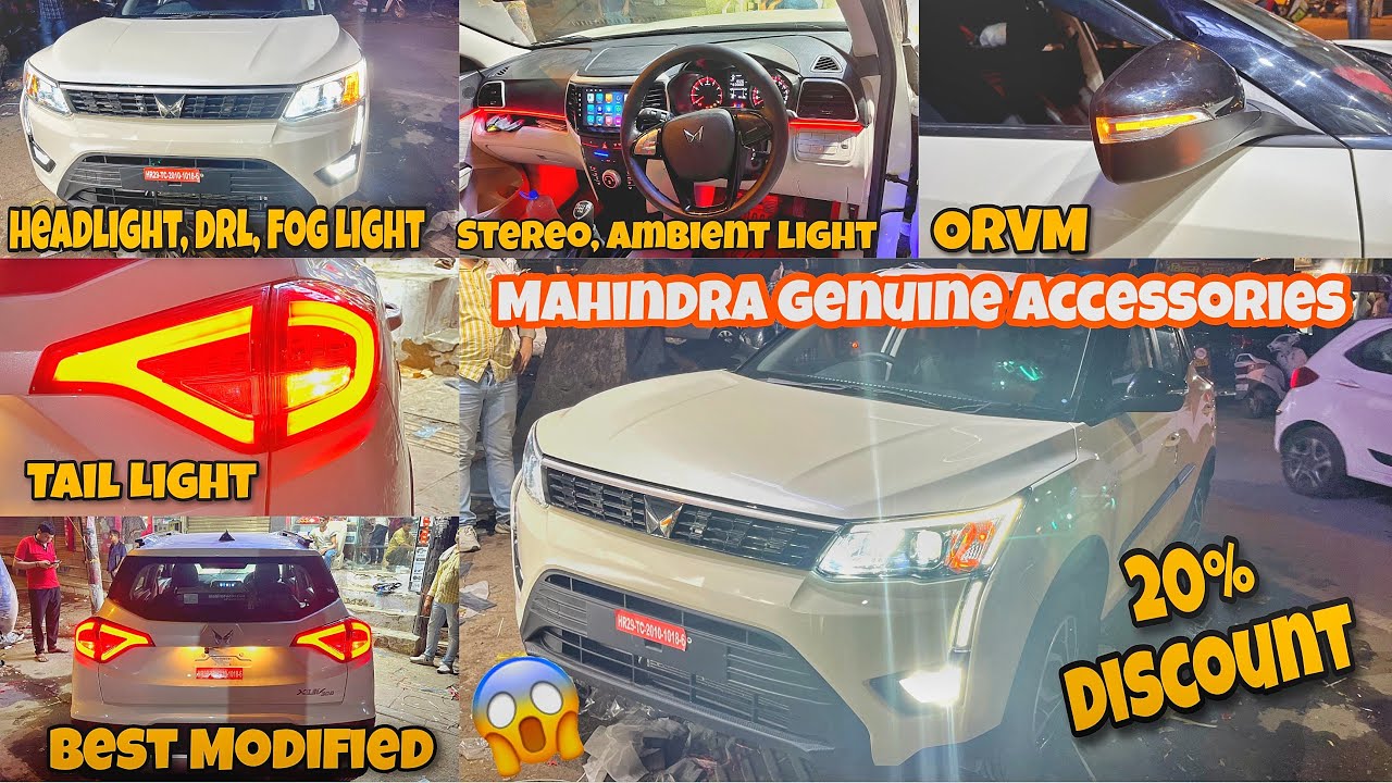 Xuv300 w4 to w8 modified xuv300 w4 modification xuv300 facelift ...
