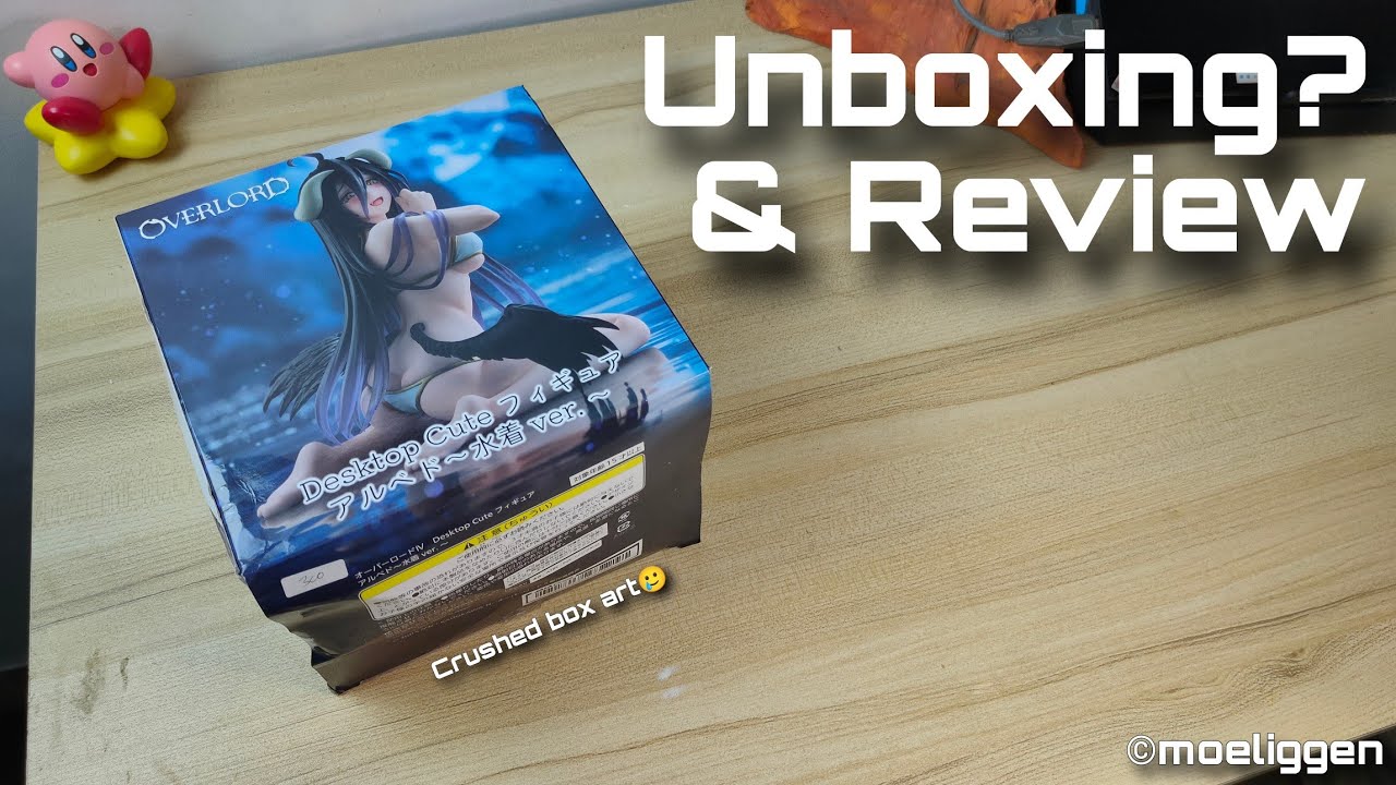 Taito | Desktop Cute Figure Albedo - Swimsuit Ver. | Unboxing? & Review ...