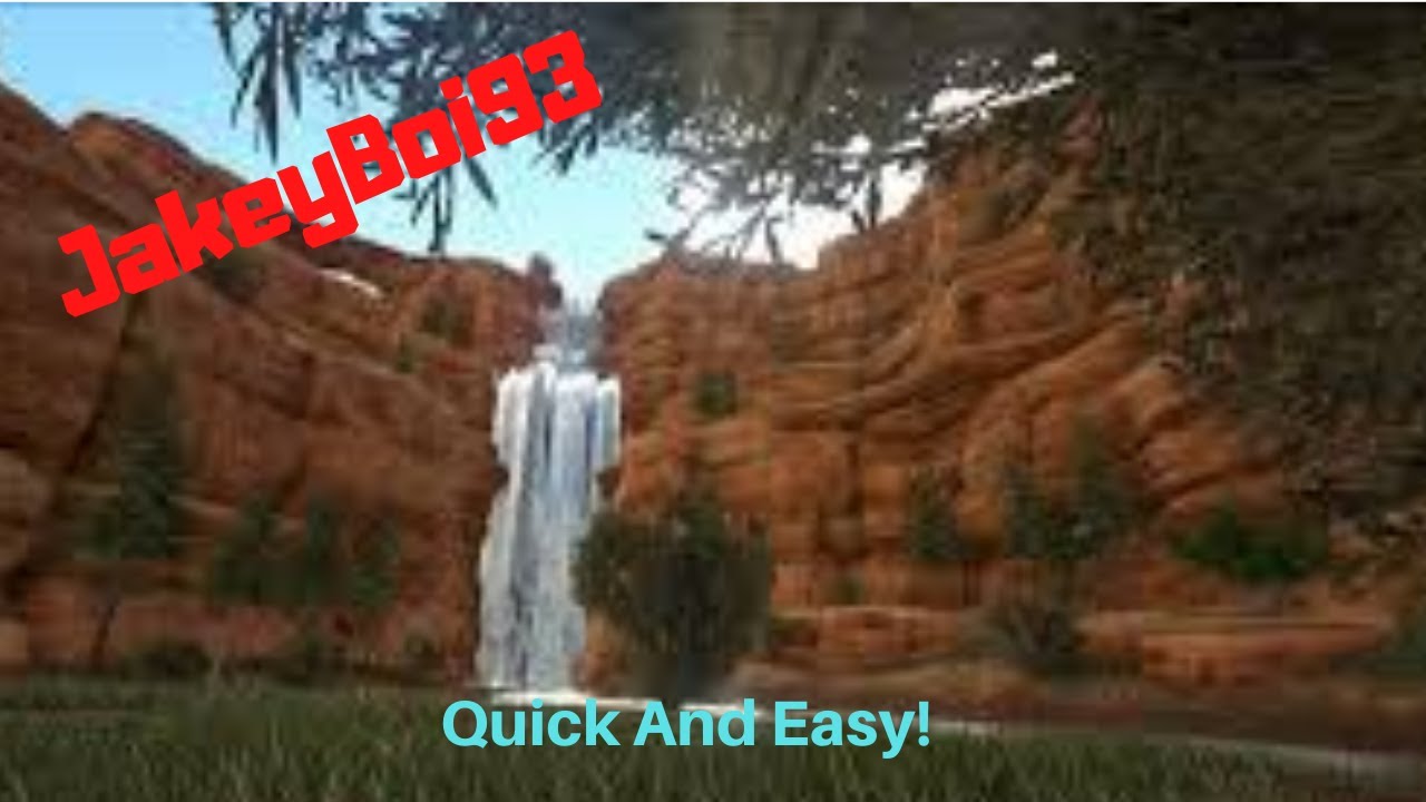 ARK SURVIVAL EVOLVED - Quickly Raided The Desert Waterfall Cave - YouTube