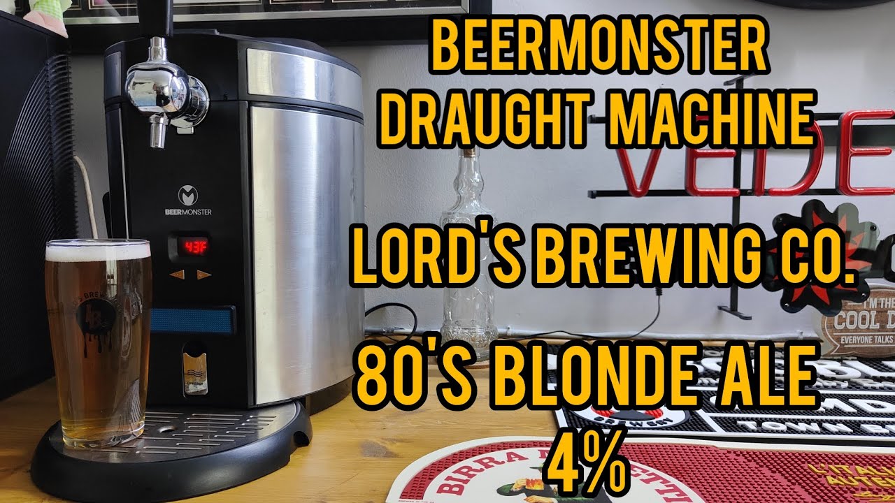 80's blonde ale 4% - Lords brewing co. - Beermonster draught beer ...