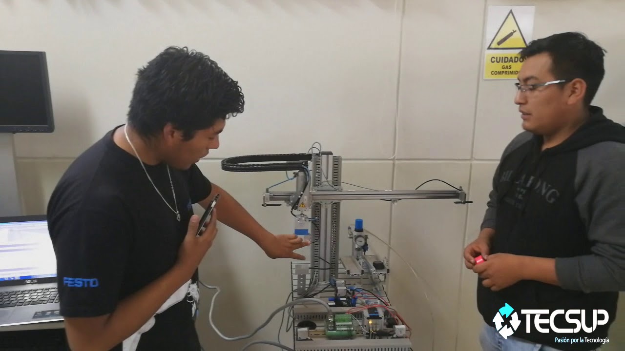 Sistemas Mecatronicos-Automatizacion modulo Handling Station MPS Festo ...