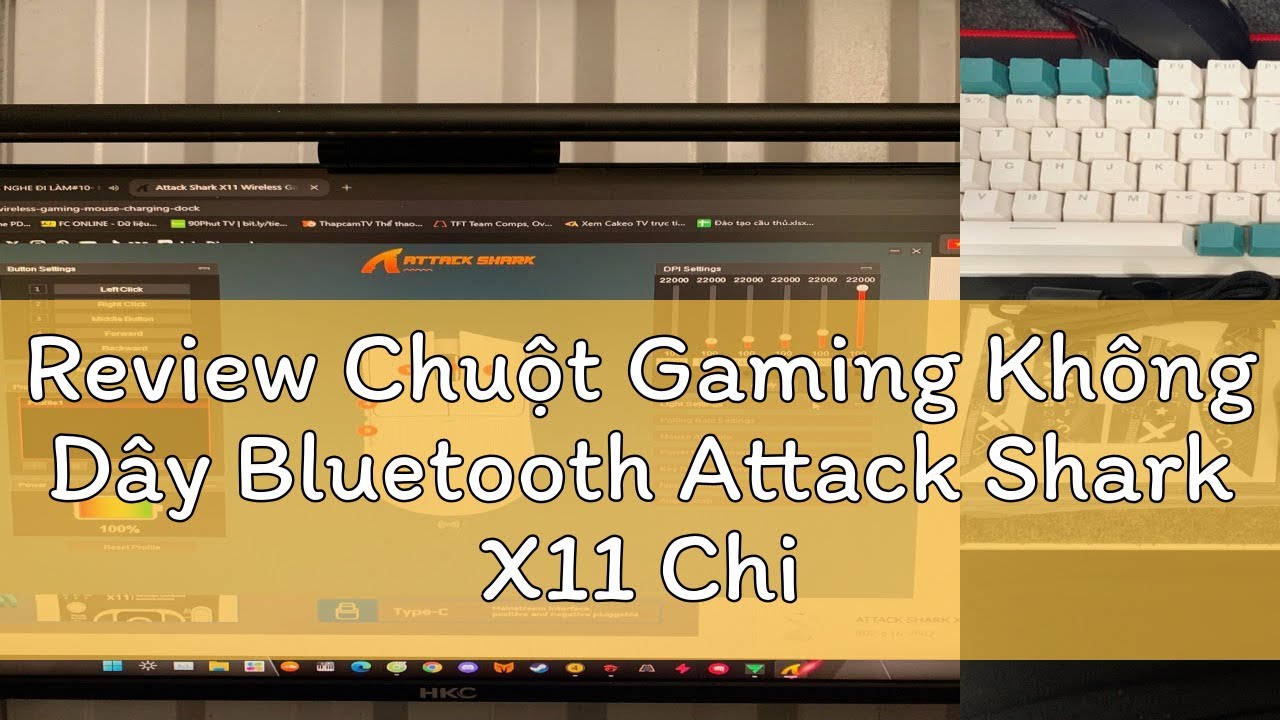 Review Chuột Gaming Không Dây Bluetooth Attack Shark X11 Chip PRO PAW3311 Có Dock Sạc LED, 22000 ...