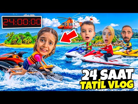 POYRAZ ELİFLE 24 SAAT OLAYLI BOL MACERALI TATİL VLOG!!!
