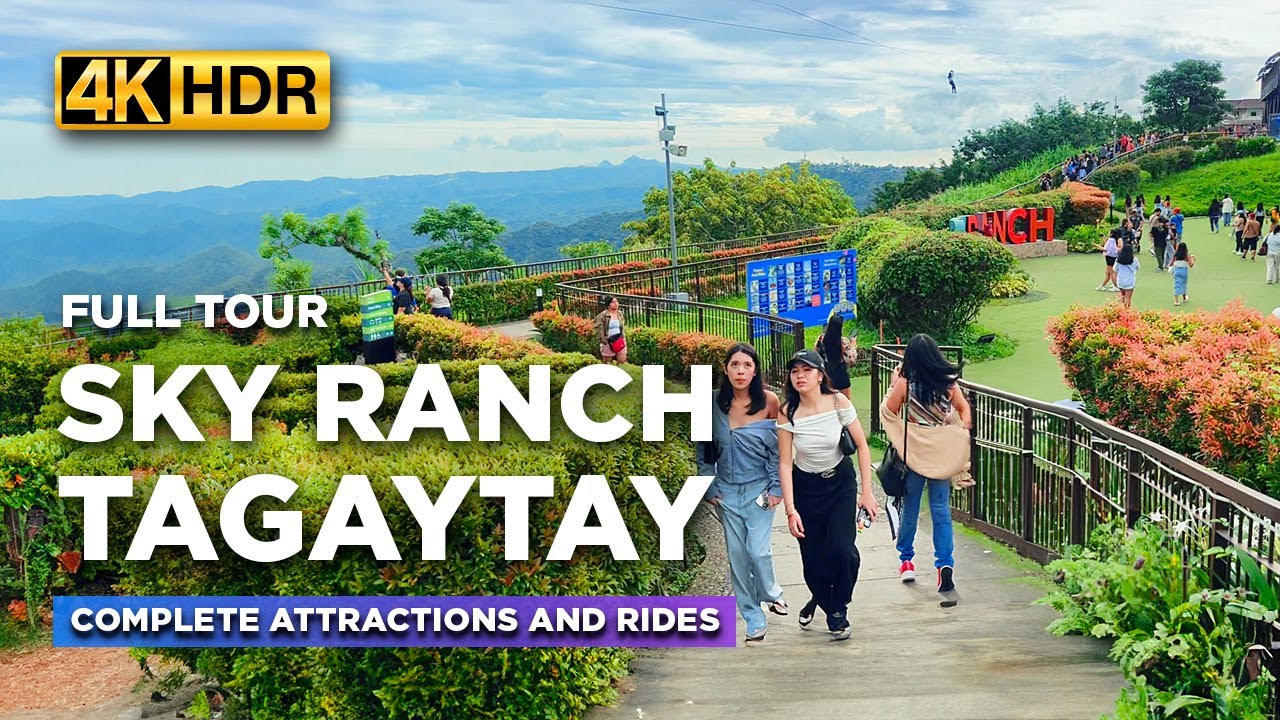 Ride All You Can at SKY RANCH TAGAYTAY | The Only Amusement Park with STUNNING Views!【4K HDR ...