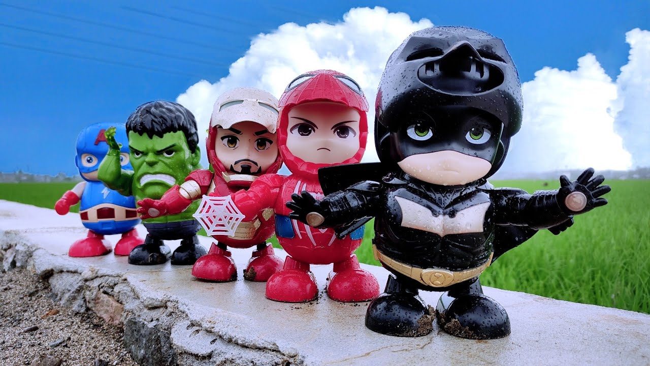 superhero videos cartoon ultraman avengers action figure hulk ironman ...