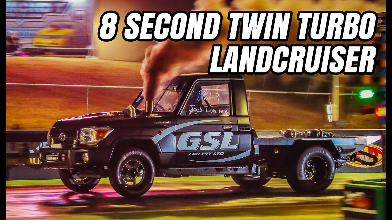 8 SEC 800 + HP TWIN TURBO LANDCRUISER - YouTube