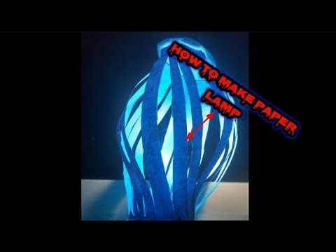 how to make paper lamp for home decorations by ceo craft - YouTube