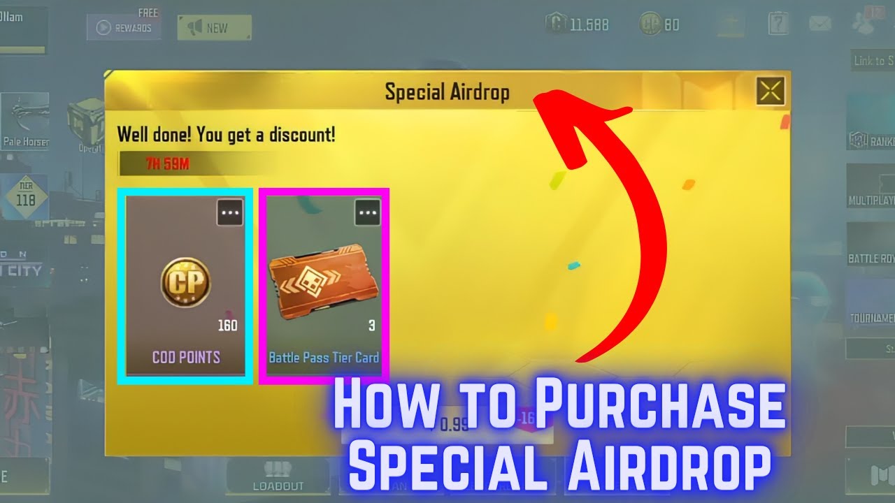 How to Purchase Special Airdrop in Call of Duty Mobile - YouTube