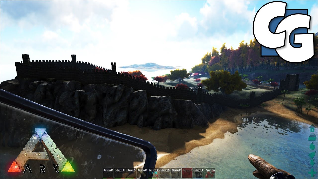 ARK: Survival Evolved - Castle Walls Completed & Taming Frenzy! - S2E16 ...