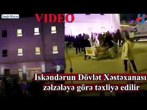 Hataydakı Zəlzələnin daha bir görüntüsü yayıldı - 3 nəfər ölüb, 213-ü yaralanıb