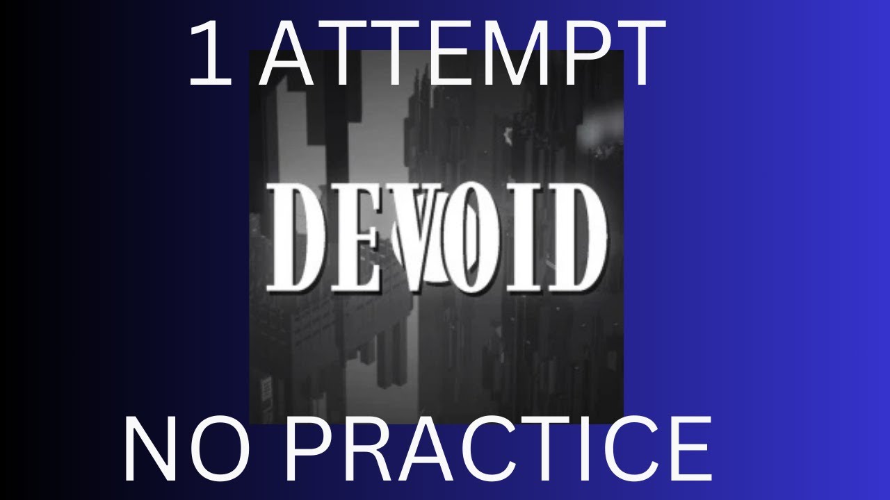 1 ATTEMPT IN THE LONGEST TIERED OBBY (DEVOID). - YouTube