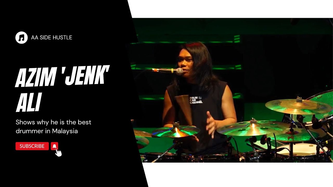 🥁Azim 'Jenk' Ali shows why he is the best drummer in Malaysia - YouTube