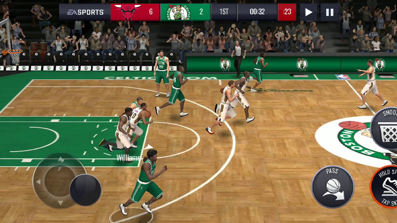 First time playing NBA basketball - YouTube