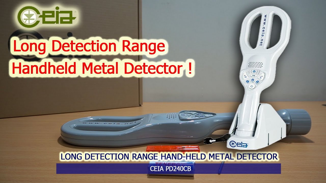 CEIA PD240CB Long Range Handheld Metal Detector (Gold) Demonstration ...