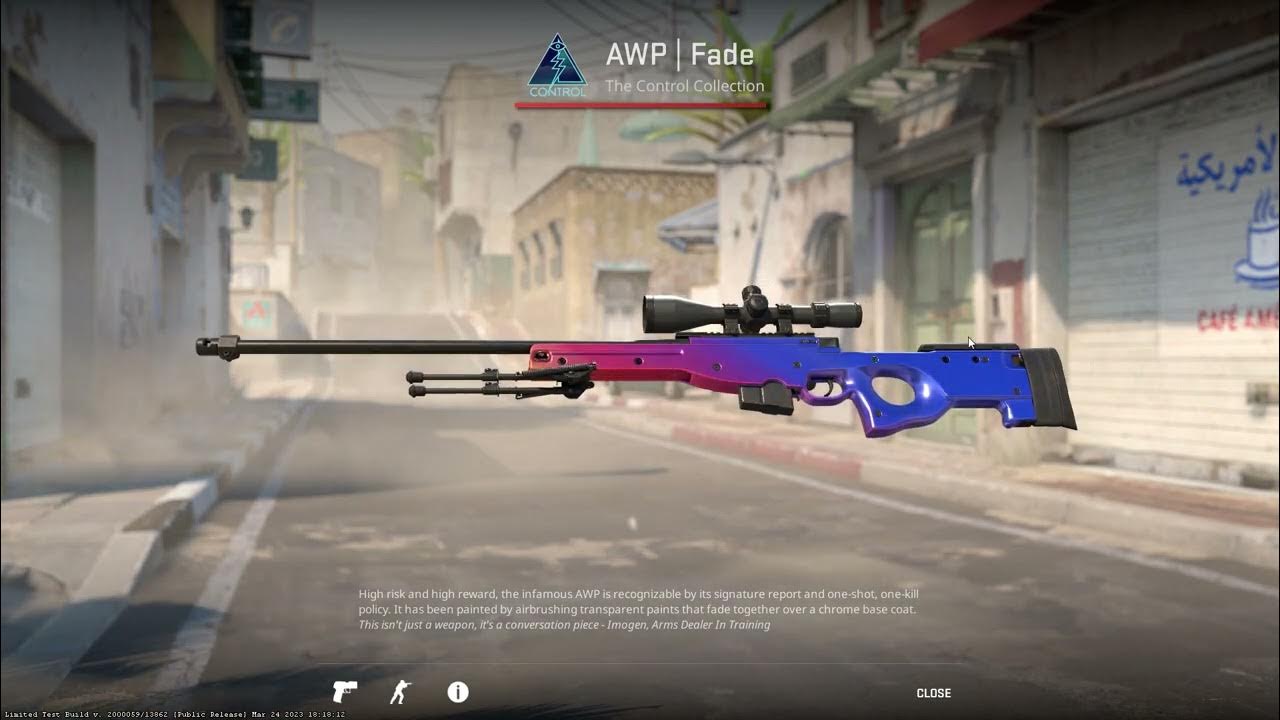 AWP Fade CS2 Skin Inspect - YouTube