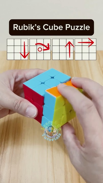 Rubik’s Cube Puzzle • 4 Steps Scrambling and Solving - YouTube