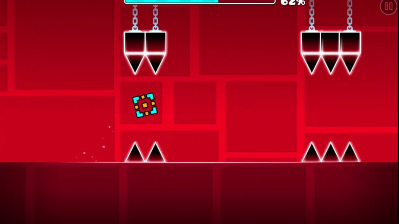 Geometry Dash Level 1: Stereo Madness (tutorial) - YouTube