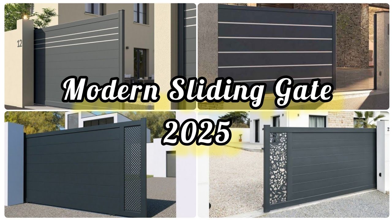 Modern Sliding Main Gate Designs 2025 - YouTube