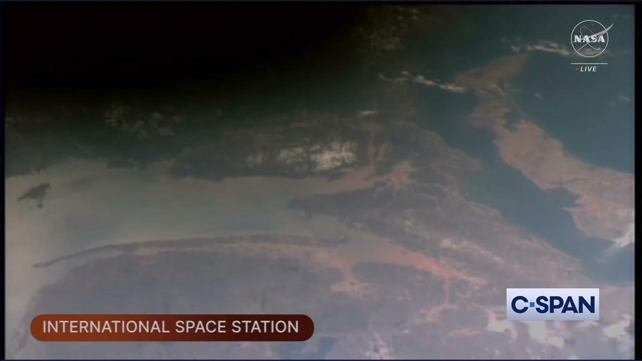 Solar Eclipse Seen from International Space Station - YouTube