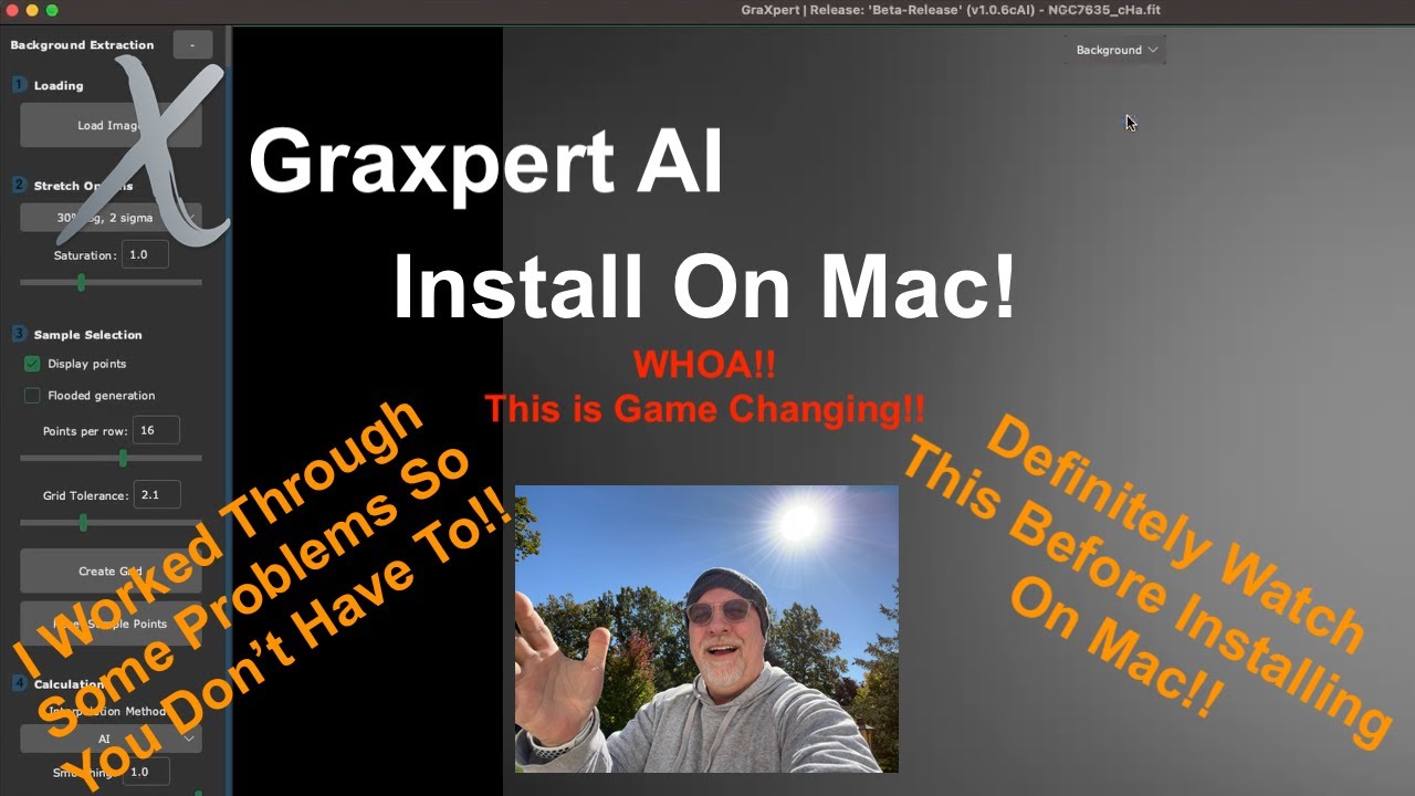AstroAF - Graxpert AI (Beta) On Mac - Watch This First For A Successful ...