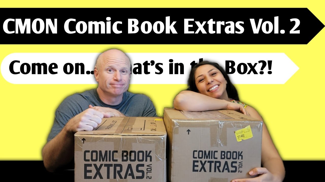 CMON Comic Books Extras Vol. 2 Unboxing - YouTube