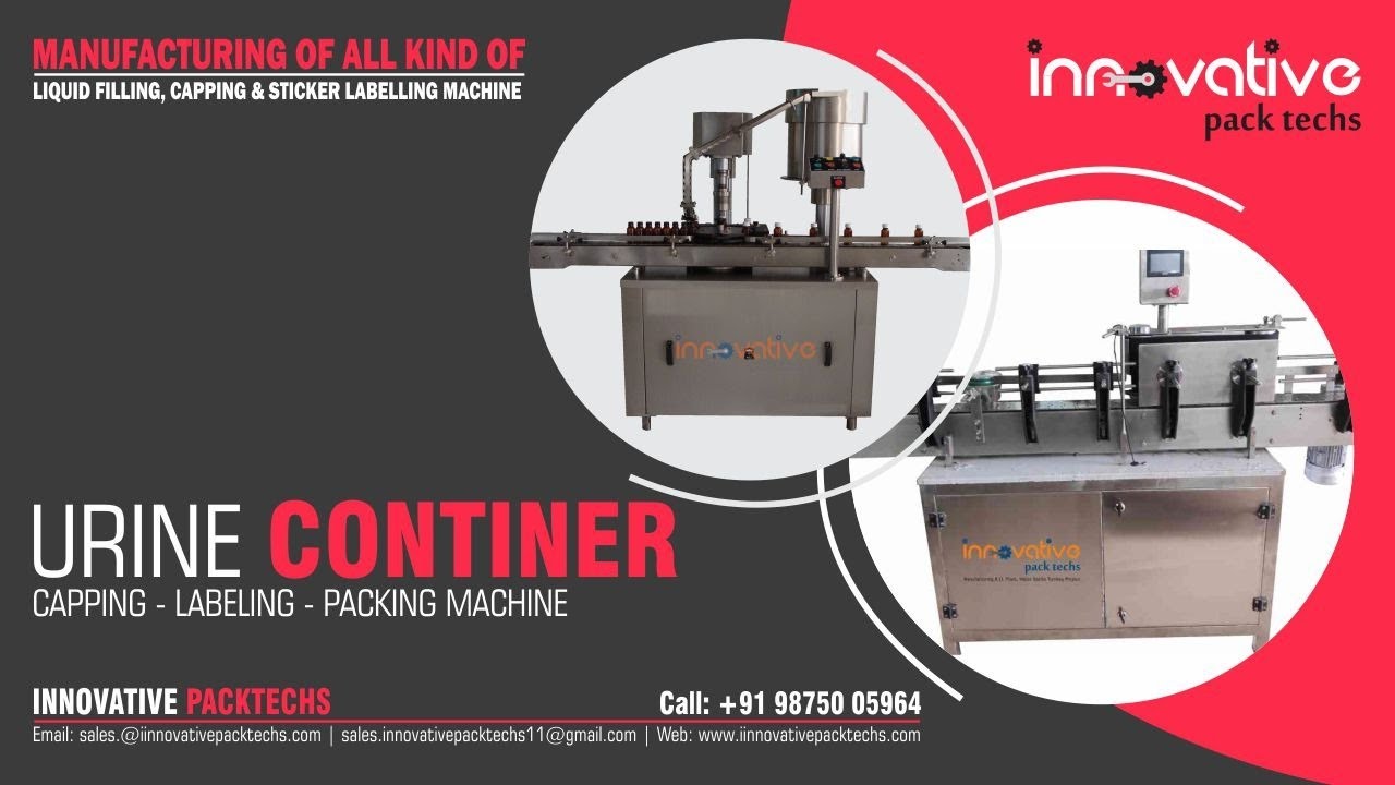 Urine Container Automatic Bottle Capping Machine | Urine Container ...