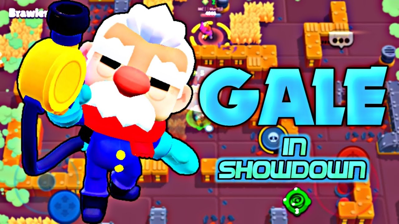 GALE GAMEPLAY | SOLO SHOWDOWN | BRAWL STARS - YouTube
