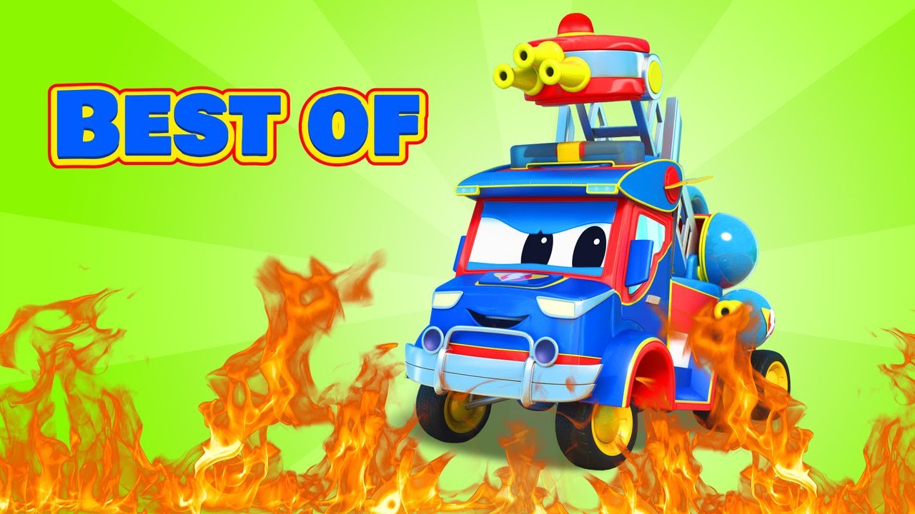 The Best of FIRETRUCK Cartoons | SuperTruck - Rescue | Trucks Videos ...