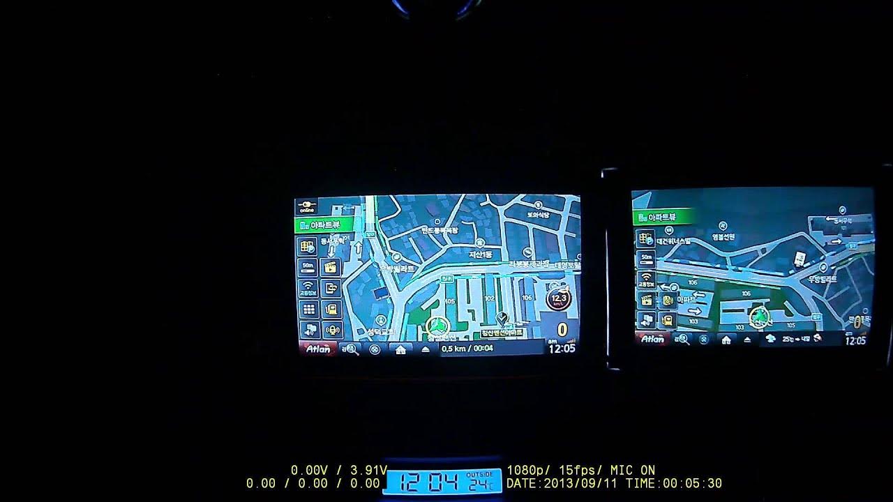 IQ 3D 5000V ＆ IQ 3D 2000 주행경로 체험 (리얼타임 ＆ 다이나믹) 0910-12 - YouTube