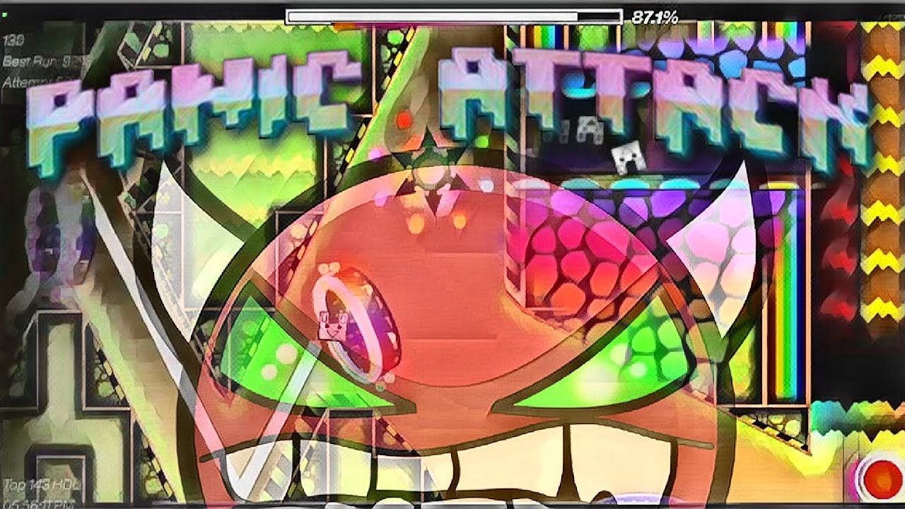 (TOP 143 HDL) "PANIC ATTACK" By loserchik67 100% | Geometry Dash 2.113 - YouTube