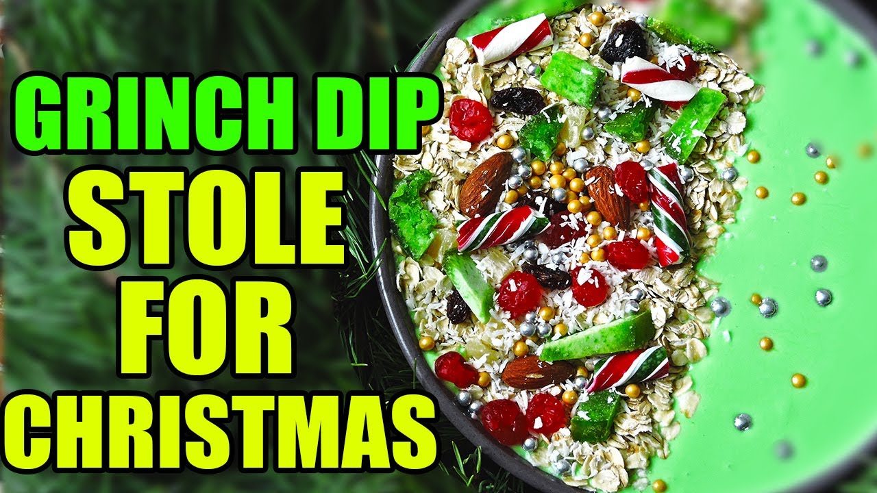 How to make Grinch Dip Stole for Christmas - YouTube