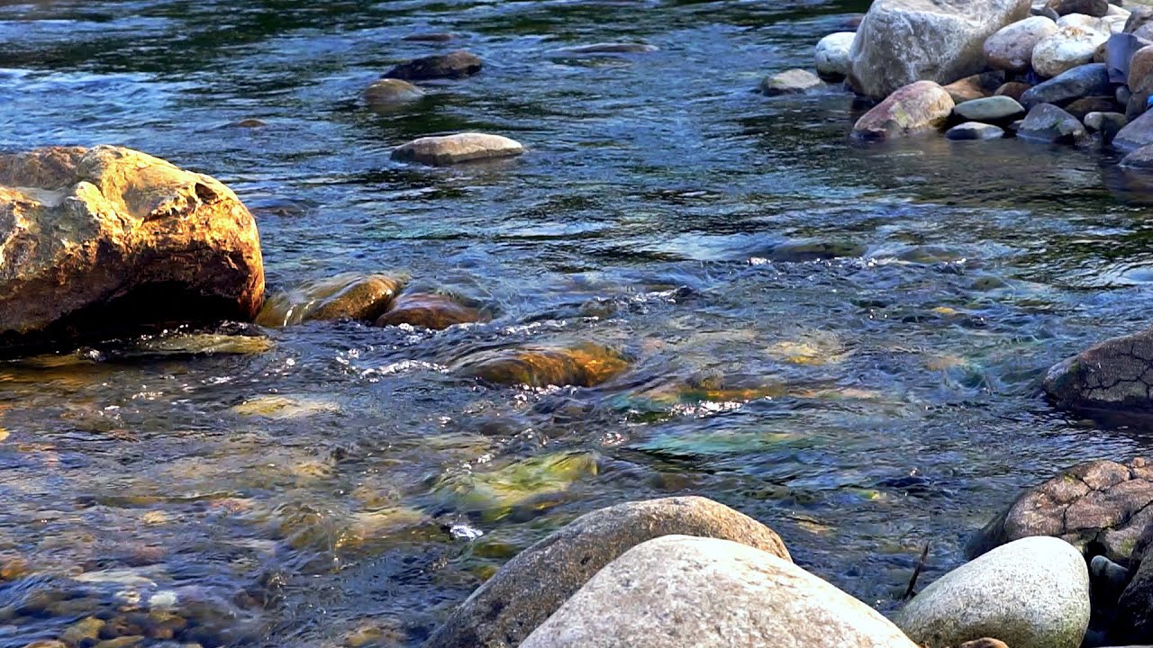 1 Hour For Relaxing, Studying, Sleeping With Gentle Water Flowing ...