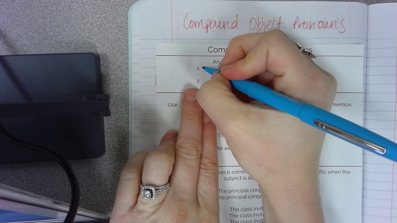 Compound Subject & Object Pronouns - YouTube