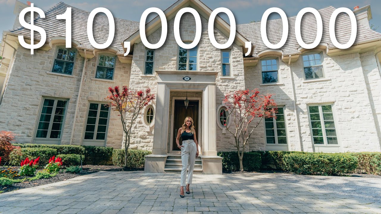 TOURING A TRADITIONAL $10 MILLION DOLLAR MANSION - YouTube