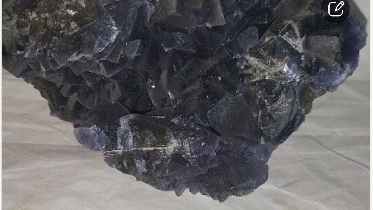 Cleaning Fluorite and more - YouTube
