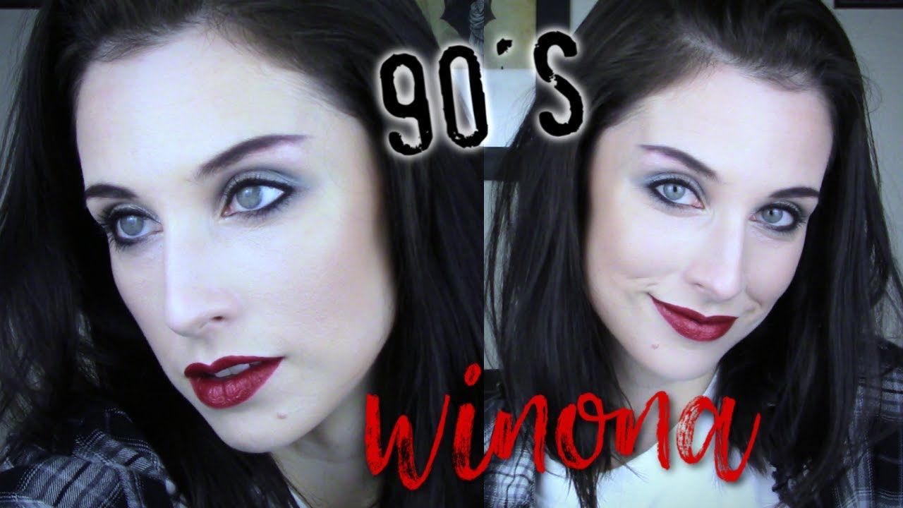 90's Winona Ryder Inspired Makeup Tutorial - YouTube
