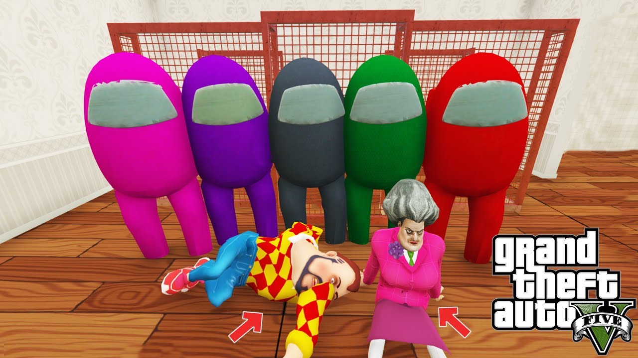 AMONG US KARAKTERLERİ KAFESTEN KAÇTI (DARK RİDDLE YAKALADILAR) - YouTube