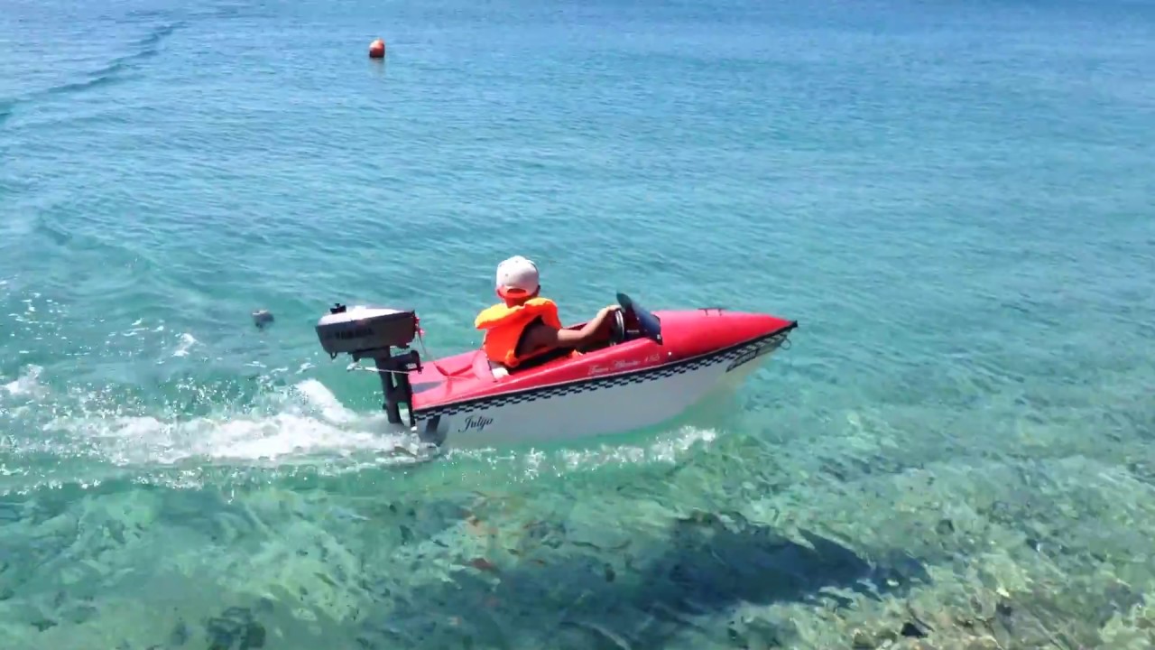 Kids speedboat Transatlantic 155 - YouTube