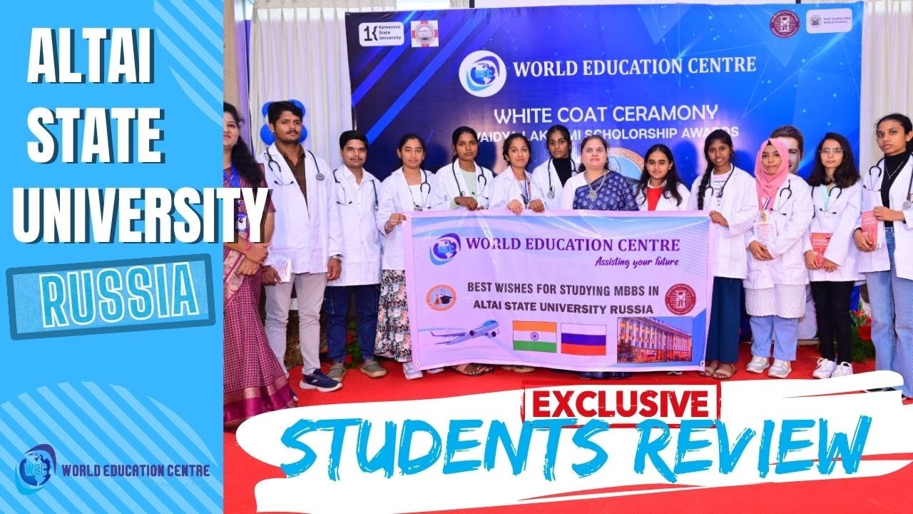 Altai State Medical University Future Doctors Thank World Education ...