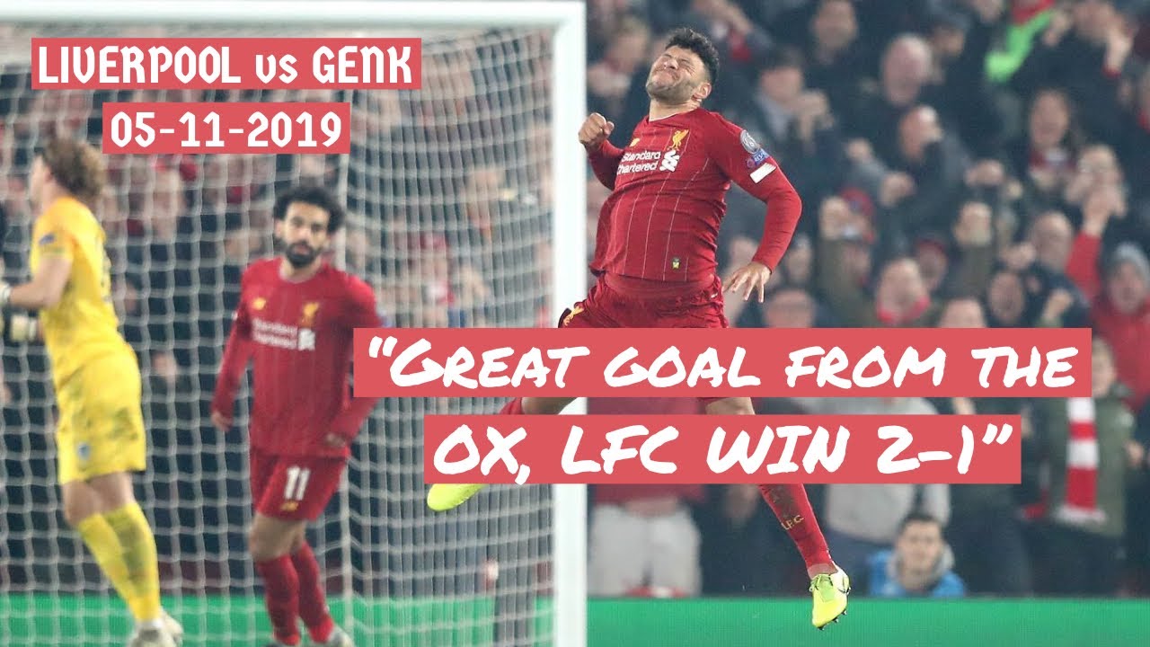 LIVERPOOL VS GENK (2-1) | WIJNALDUM + OX SCORE | CHAMPIONS LEAGUE 2019 ...