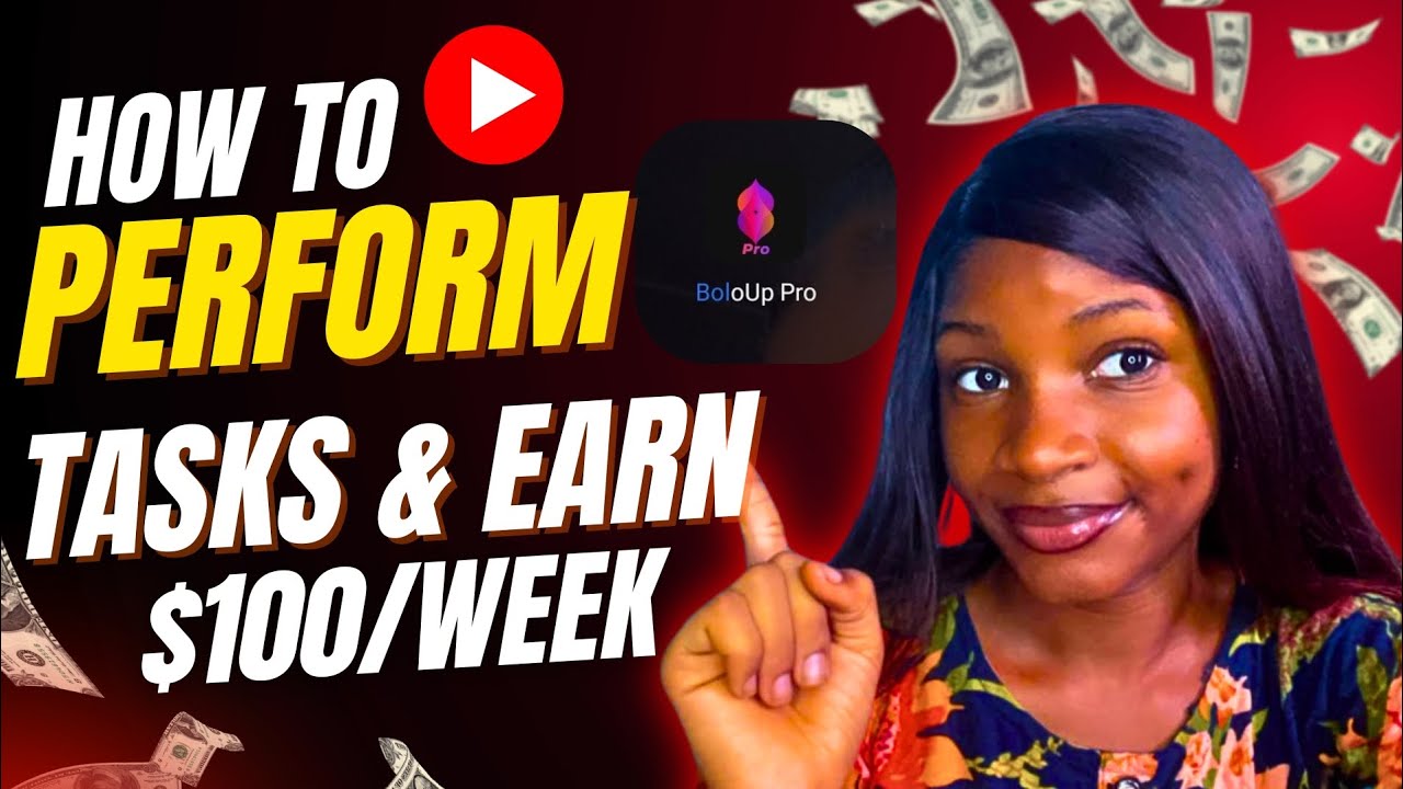 How to Perform tasks on the Boloup Livestream app and Make real Money daily 💵 - YouTube