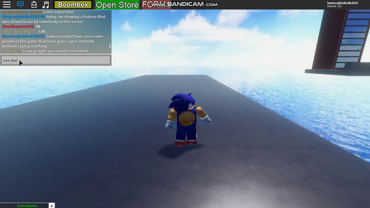 how to instantly go super sonic in SEO roblox - YouTube