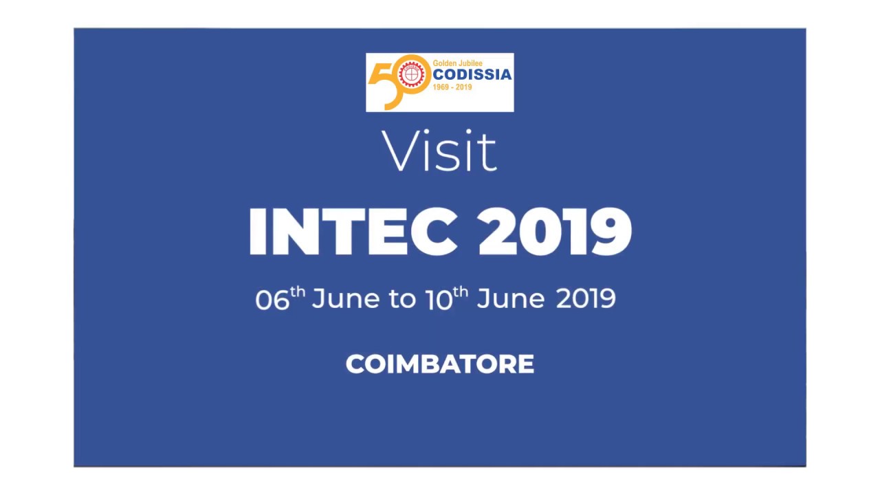 INTEC 2019 CODISSIA - YouTube