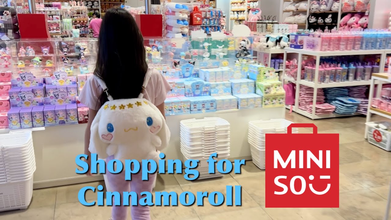 Shopping Cinnamoroll at Miniso - YouTube