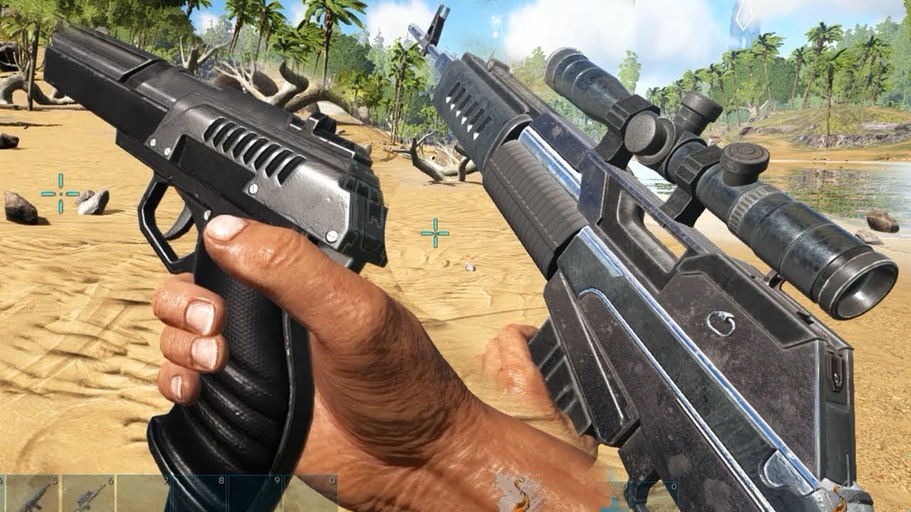 ARK | GUIA DE CRAFTEO | ARMAS AVANZADAS - YouTube