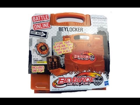 Beyblade Metal Fury - Beylocker with Torch Aries 125D Unboxing - YouTube